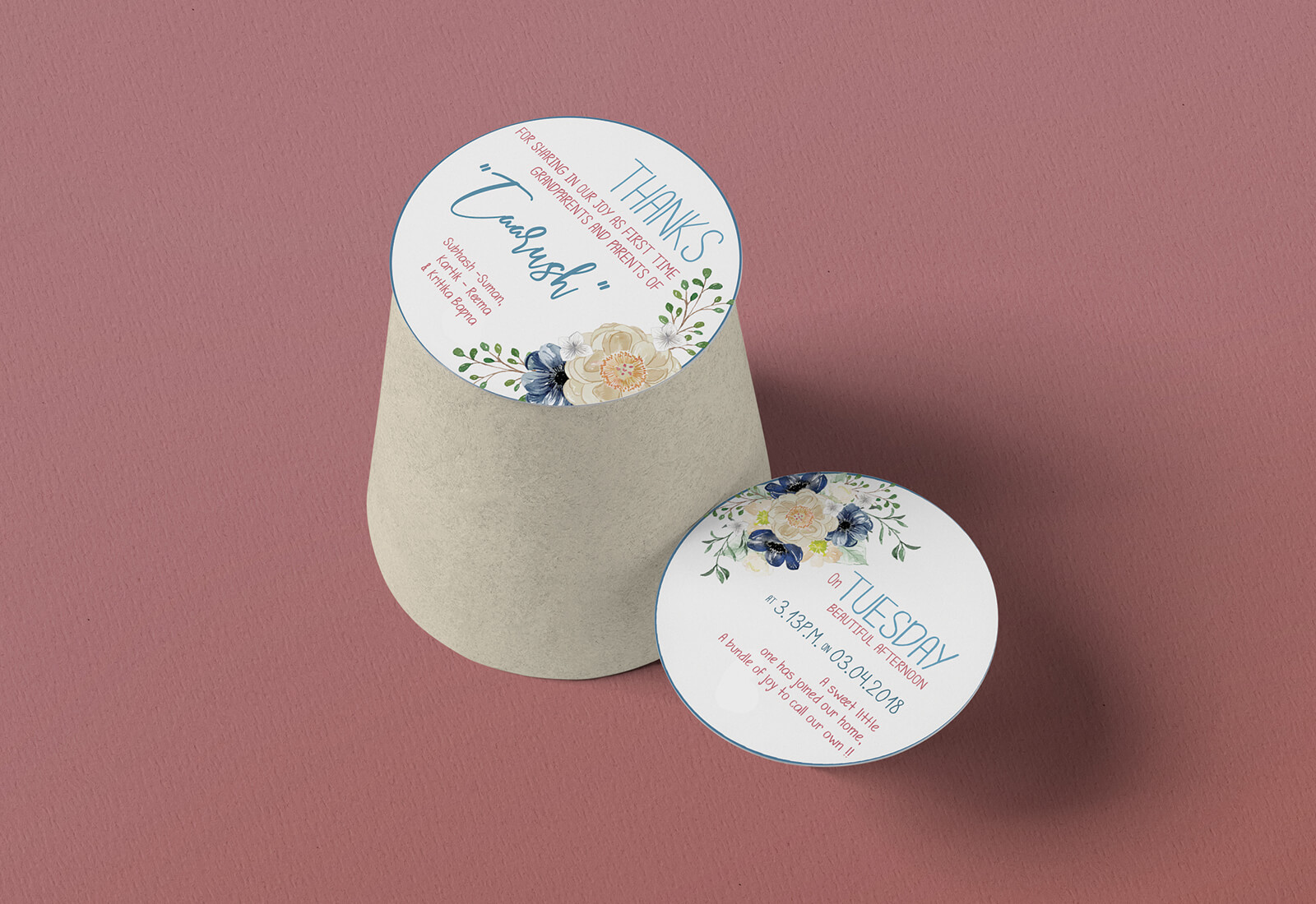 Taarush Invitation Design - Shadelic Design House