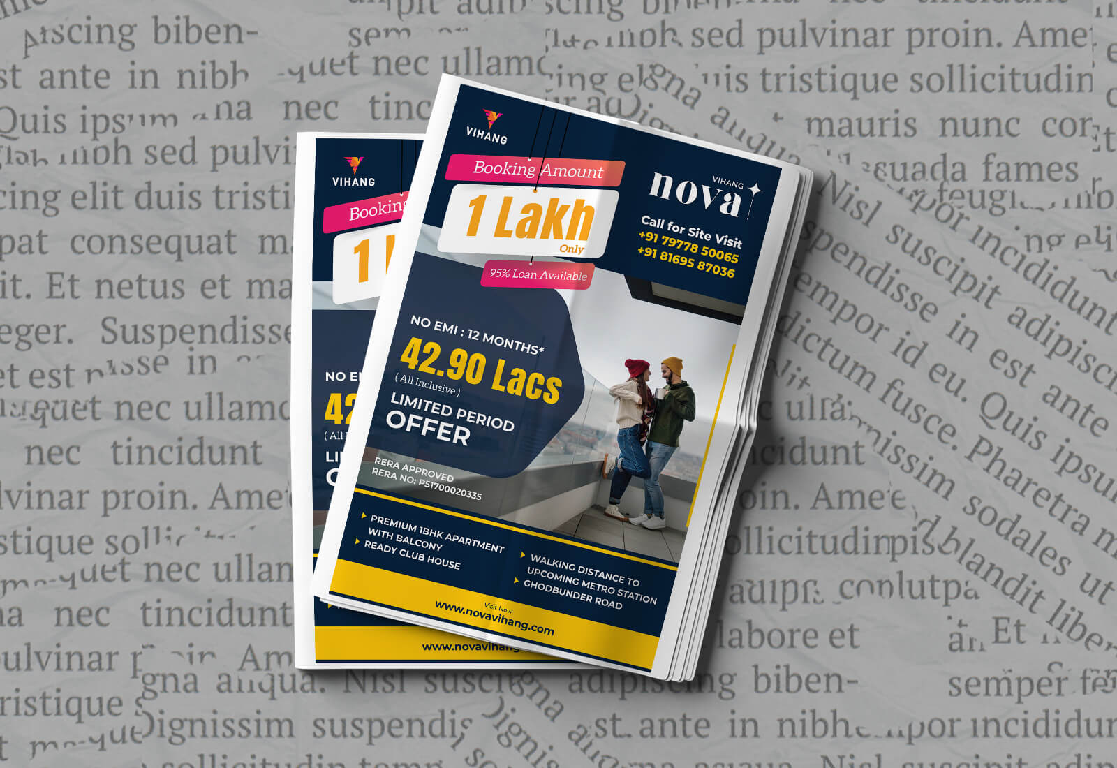 Newspaper Advertisement Design - Shadelic Design House